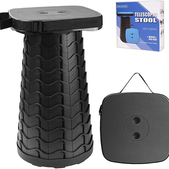 Other | Telescopic Collapsible Travel Stool Camping Fishing Chair 485 ...